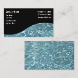 Pool Business Cards | Zazzle