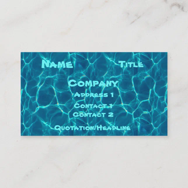 Pool Card | Zazzle
