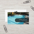 Pool Cleaner Business Card Clear Swimming Pool | Zazzle