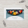 Pool Coach Billiard Business Card | Zazzle