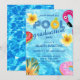 Pool Grad Party Senior High School Graduation Invitation | Zazzle
