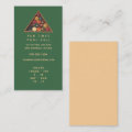 Pool Hall Billiards Business Card with Hours | Zazzle