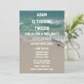 Pool Party 12th Twelfth Twelve Birthday Cool Beach Invitation | Zazzle