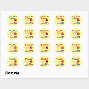 Pool Party 1st Birthday Sticker | Zazzle