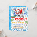 Pool Party and Cookout Invitation | Zazzle