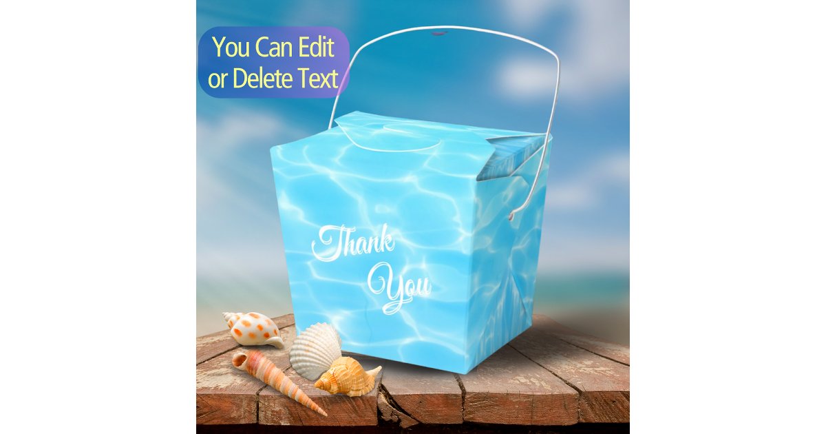 Pool Party Beach Party Summer Party Fun Cool Water Favor Boxes | Zazzle