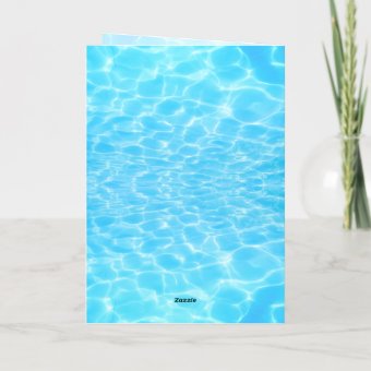 Pool Party Beach Party Summer Party Water Textures Invitation | Zazzle