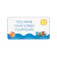 Pool Party Birthday Address Labels | Zazzle