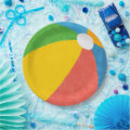 Pool Party Birthday Decor Supplies Paper Plates | Zazzle