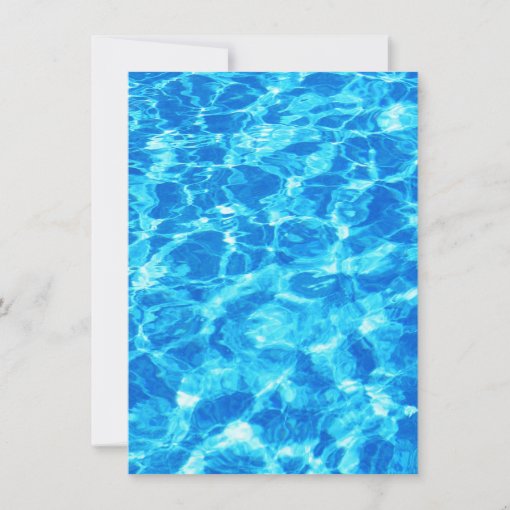 Pool Party Checklist Kids Birthday Enclosure Card | Zazzle