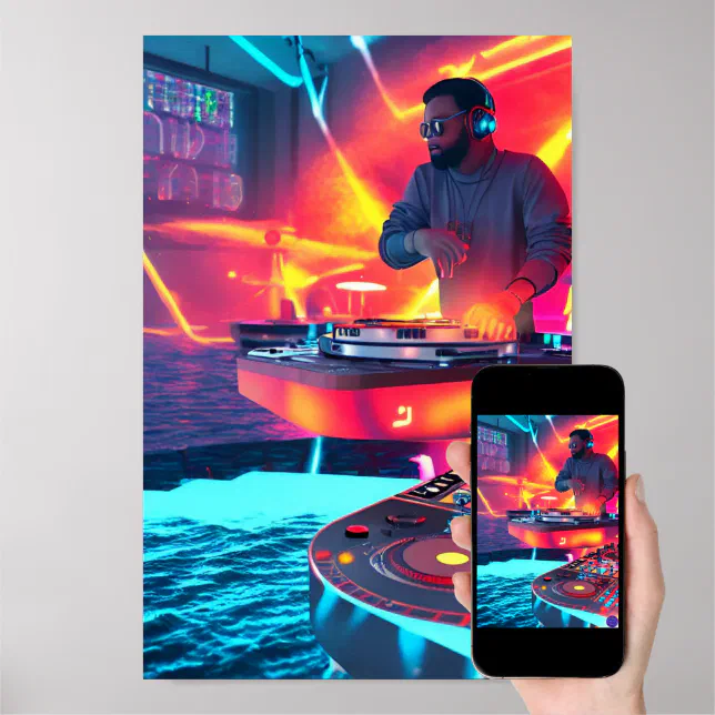 POOL PARTY DJ POSTER | Zazzle
