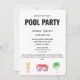 Pool Party - Family Cookout - Swim Party Invitation | Zazzle