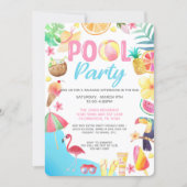 Pool Party Invitation - Swim Party - Cookout | Zazzle