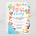 Pool Party Invitation - Swim Party - Cookout | Zazzle