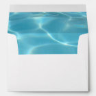 Pool Party Invitation Envelope - Navy | Zazzle.com