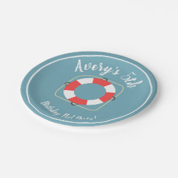 Pool Party Paper Plates | Zazzle