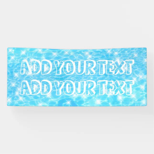Pool party Summer party Beach party Tropical party Banner | Zazzle