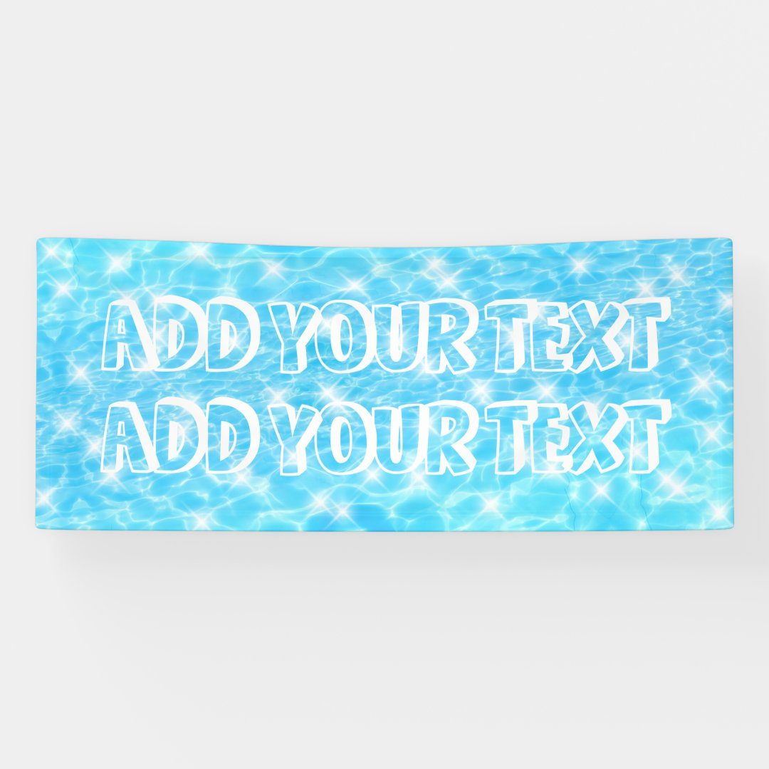 Pool party Summer party Beach party Tropical party Banner | Zazzle