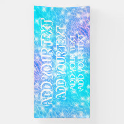 Pool party Summer party Beach party water ripples Banner | Zazzle