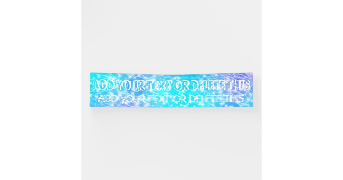 Pool party Summer party Tropical party Water party Banner | Zazzle