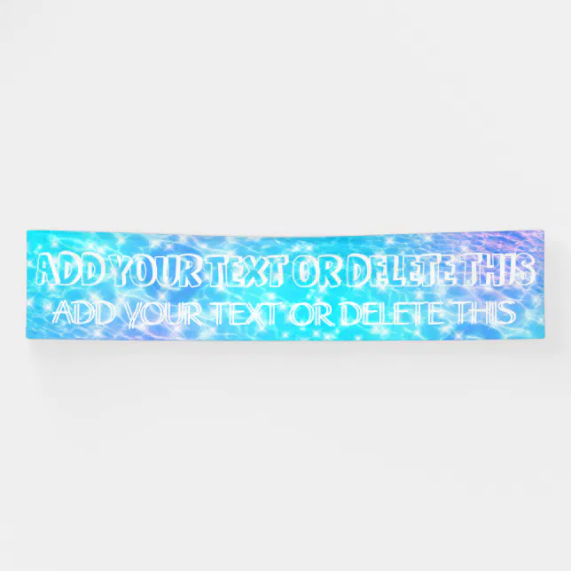Pool party Summer party Tropical party Water party Banner | Zazzle