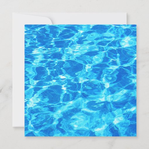 Pool Party Summer Water Fun Birthday Invitation | Zazzle