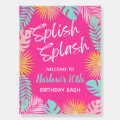Pool Party Welcome Sign | Pool Party Sign | Zazzle