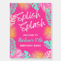 Pool Party Welcome Sign | Pool Party Sign | Zazzle