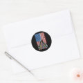 Pool Player American Flag Billard Snooker Independ Classic Round ...