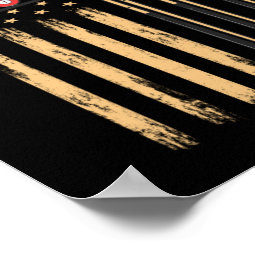 Pool Player American Flag Poster | Zazzle