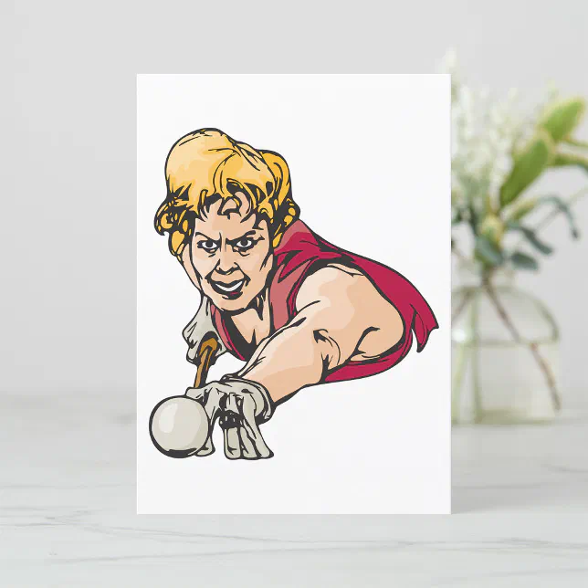 Pool Player Invitation | Zazzle