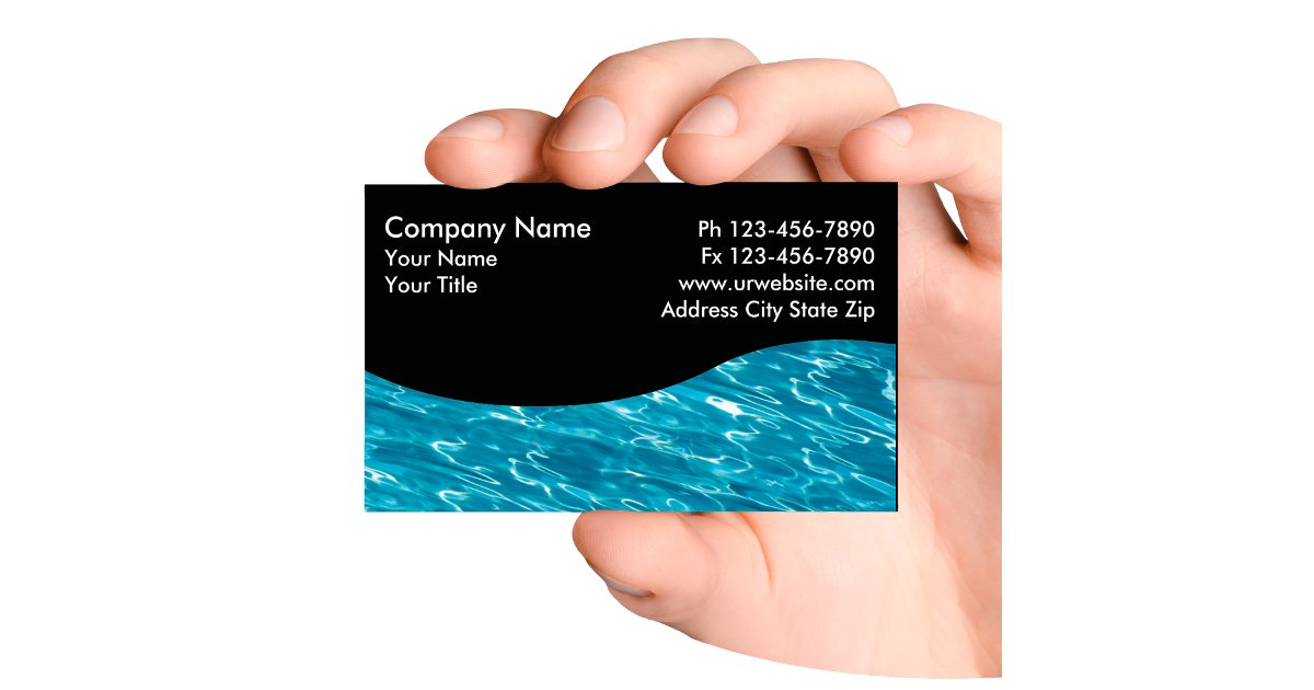 Pool Service Cards | Zazzle