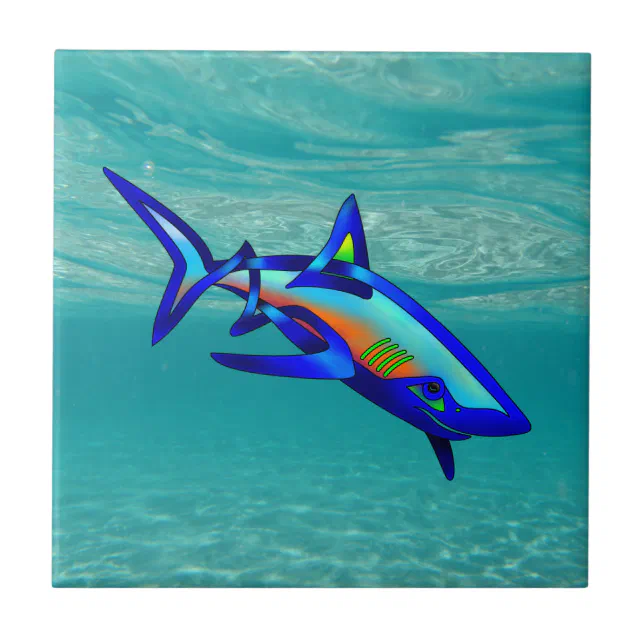 Pool Shark Tile | Zazzle