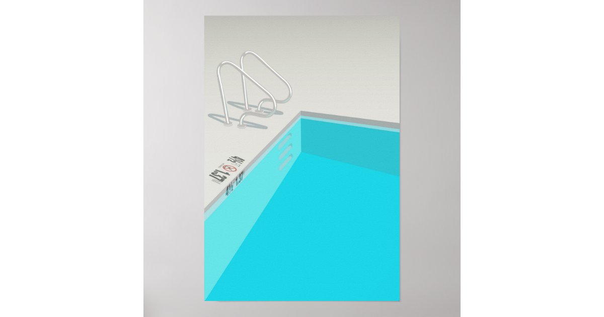 Pool Side Poster | Zazzle