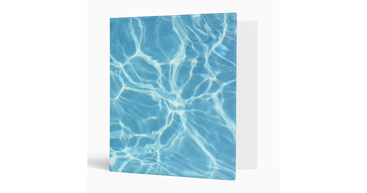 Pool Water Binder | Zazzle