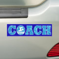 Pool Water COACH Bumper Sticker for Swim Coaches | Zazzle