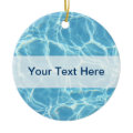 Pool Water Ornament | Zazzle
