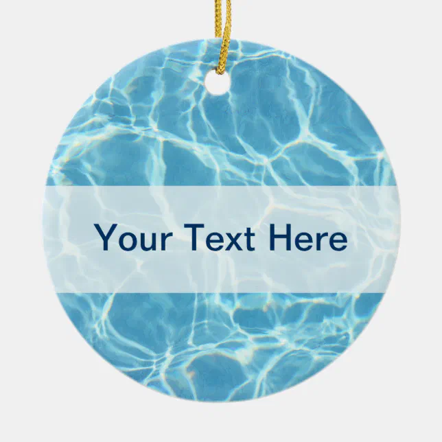 Pool Water Ornament | Zazzle
