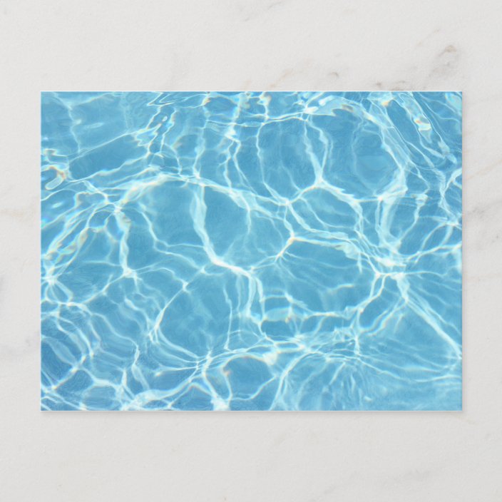 Pool Water Postcard | Zazzle.com