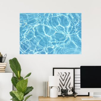 Pool Water Poster | Zazzle