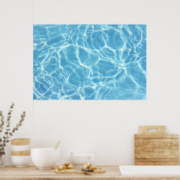 Pool Water Poster | Zazzle