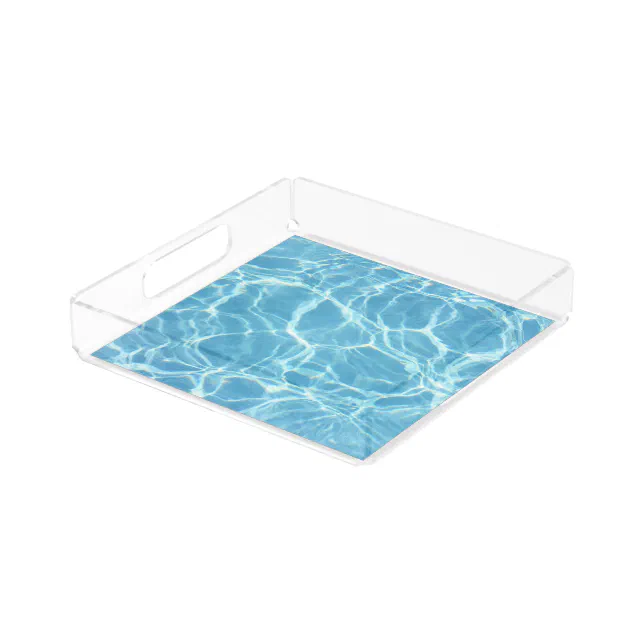 Pool Water Serving Tray | Zazzle