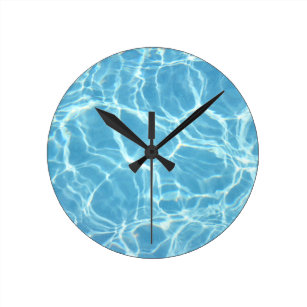 Swimming Pool Wall Clocks | Zazzle