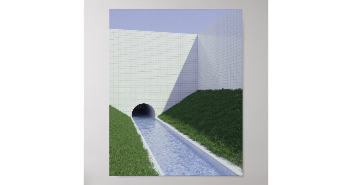 Poolcore : Clear Gutter, Poster | Zazzle