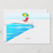 Poolside Social Distancing Invitation | Zazzle