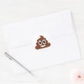 Poop Classic Round Sticker | Zazzle