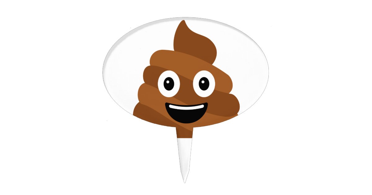Poop Emoji Cake Topper | Zazzle