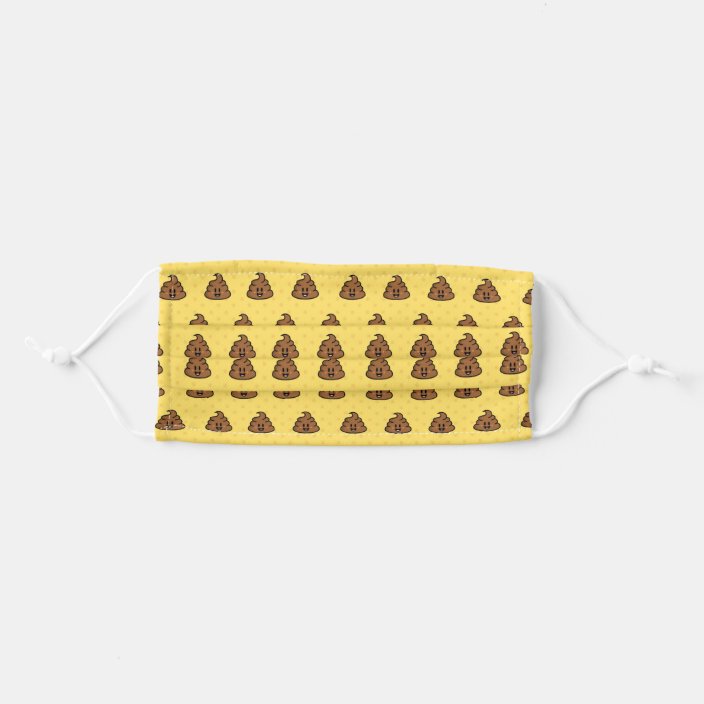 Poop Emoji Face Mask - Reusable Face Mask | Zazzle.com