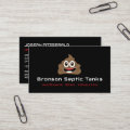 Poop Emoji, Septic Company, Septic Engineer Business Card | Zazzle