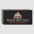 Poop Emoji, Septic Company, Septic Engineer Car Magnet | Zazzle